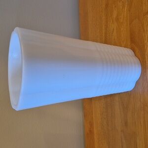 Vintage | Accents | Vintage Art Deco Style Heavy Scalloped Rim White ...